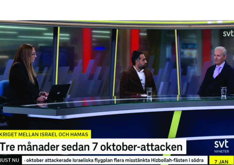 Senaste nytt om SVT:s krig mot Israel - Med Israel för fred (MIFF)